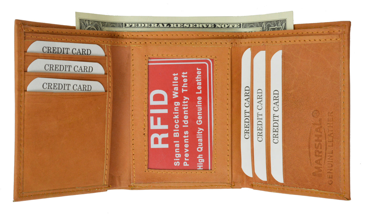 RFID Trifold Wallet – Marshalwallet