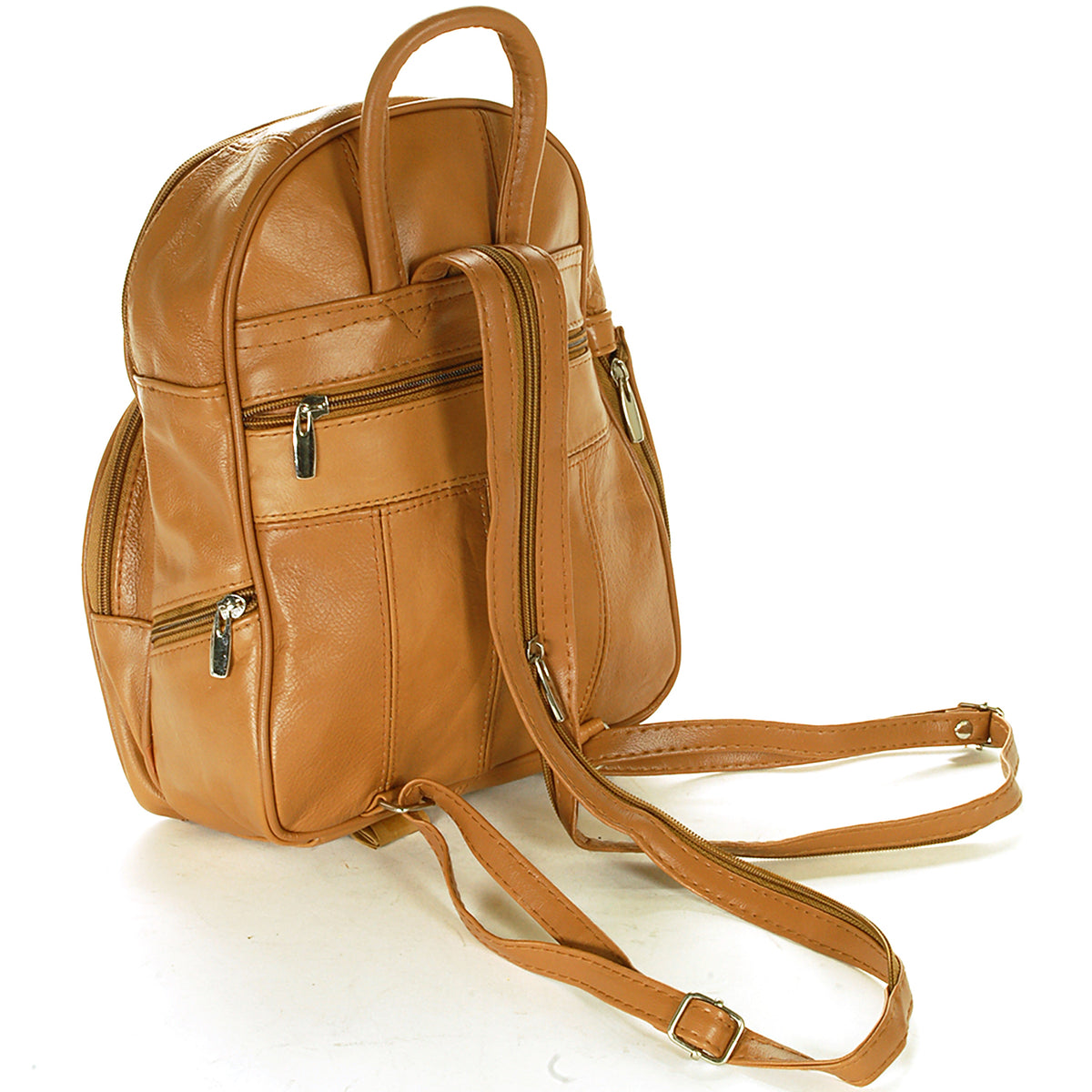 Marshal wallet Leather Backpack Purse Mid Size & Convertible into sing ...
